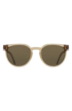 FERRAGAMO 53mm Round Sunglasses - Transparent Sand
