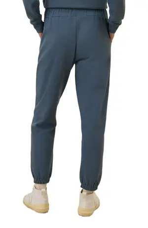 PACT Organic Brushed Fleece Sweatpants - Slate Blue