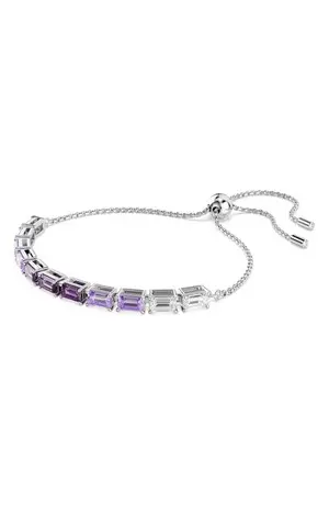SWAROVSKI Matrix Slider Bracelet - Purple