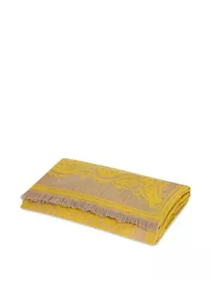 Etro Paisley-jacquard Wool Blanket