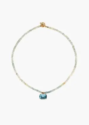 JENNIFER BEHR Elba Necklace - Aquamarine