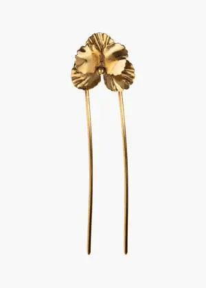 JENNIFER BEHR Pansy Hairpin - Gold