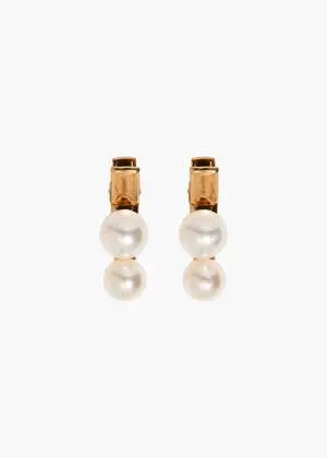 JENNIFER BEHR Gretel Hair Clips - Pearl