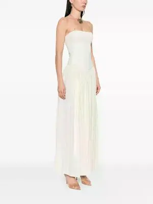 AYA MUSE Strapless Midi Dress