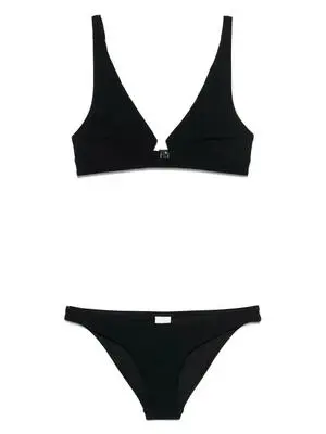 Zimmermann Wire Front Bikini - Black