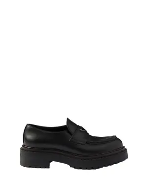 Prada Leather Loafers - Black
