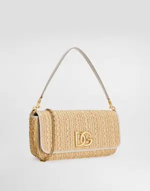 Dolce & Gabbana Raffia Crochet Shoulder Bag