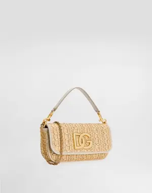 Dolce & Gabbana Raffia Crochet Shoulder Bag