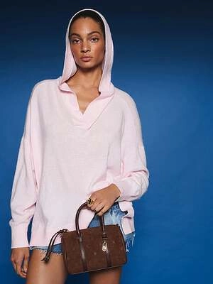 Victoria's Secret Mini Duffel Crossbody Bag - Brown