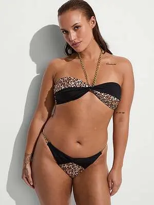 Women's Gold Chain Bikini Tops