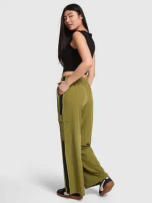 Pink Wide Leg Activewear For Women