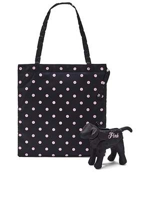 Pink Packable Tote Bag - Print