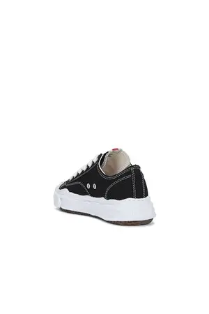 Mihara Yasuhiro Hank Original Sole Canvas Low-top Sneakers - Black