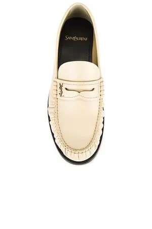 Saint Laurent Flat Loafer - Neutro