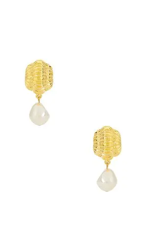 JENNIFER BEHR Asha Dangle Earrings - Pearl