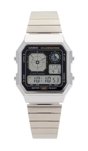 Casio Silver Tone Jewelry & Watches For Men