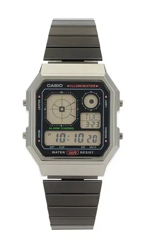 Casio A130 Series Watch - Metal Gunmetal
