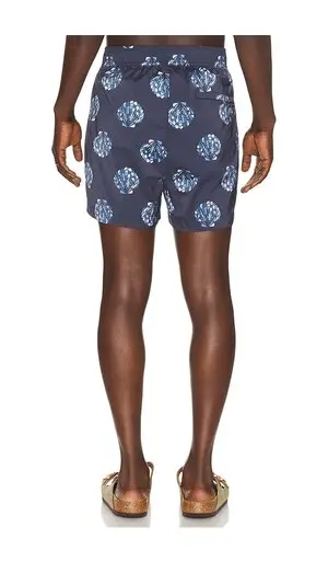 Onia Charles 4 Swim Trunk - Navy Multi
