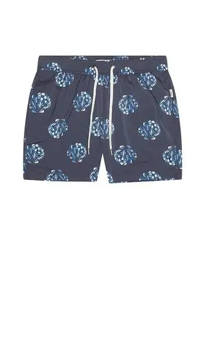 Onia Charles 4 Swim Trunk - Navy Multi