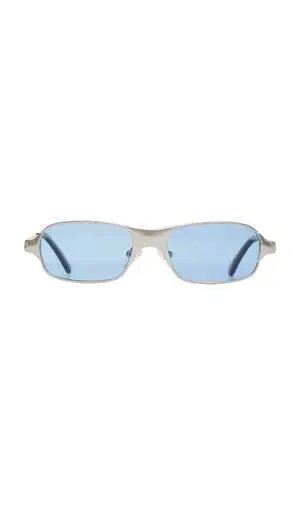 BRU EYEWEAR Aitken Rectangle Sunglasses Sky