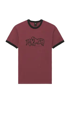 FORMER Vanish Ringer Tee In Red