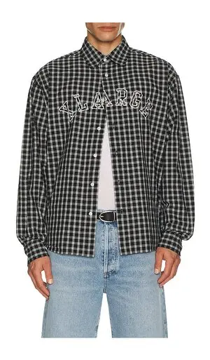 XLARGE Patch Logo Plaid Shirt