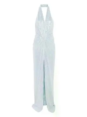 Costarellos Sequin-embellished Maxi Dress