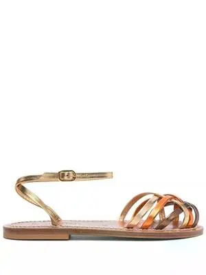K.JACQUES Demetria Flat Sandals - Gold