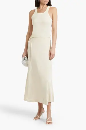 Helmut Lang Jersey Midi Wrap Skirt
