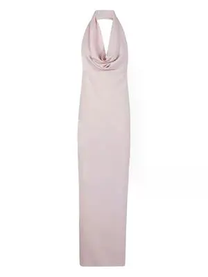 DRHOPE Cowl-neck Maxi Dress - Pink
