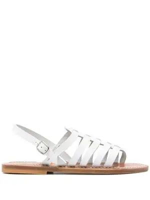 K.JACQUES Homere Flat Sandals - White