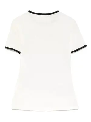 AYA MUSE Contrast-trim T-shirt