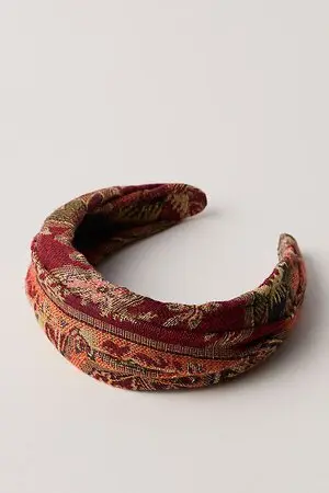 CURRIED MYRRH Curried Myrrh Cassidy Pashmina Headband Burgundy