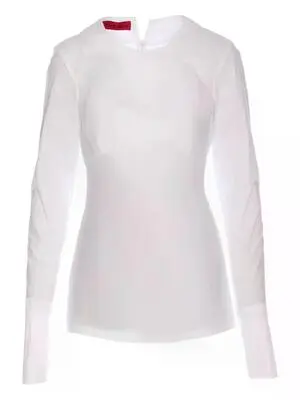 THELATEST Long Sleeve Terry Shirt - White