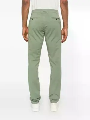 Canali Stretch-cotton Chinos - Green
