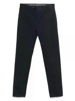 Canali Stretch-cotton Chinos - Blue