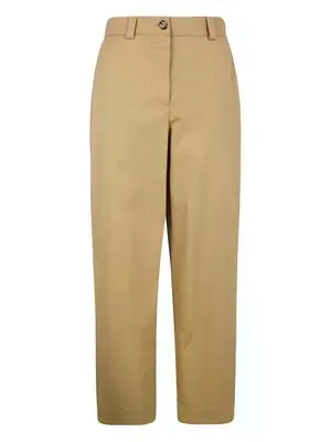 Khaite Cotton Straight-leg Trousers
