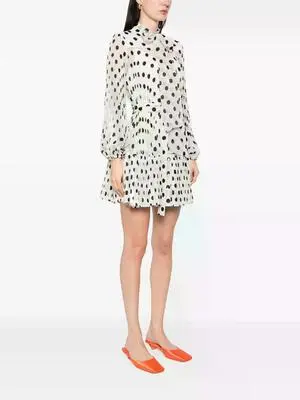 Zimmermann Pussy Bow Mini Dress