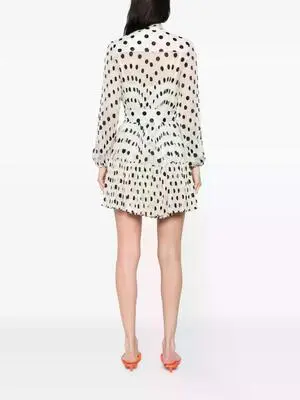 Zimmermann Pussy Bow Mini Dress