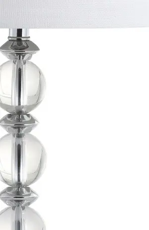 JONATHAN Y Paul 26" Crystal/metal Led Table Lamp