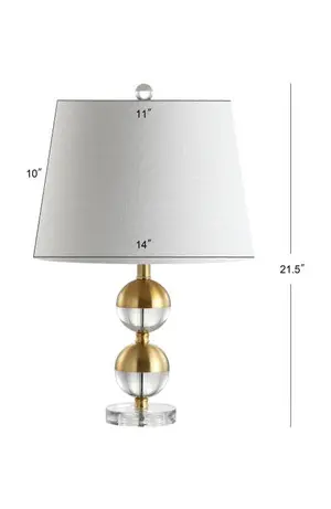 JONATHAN Y Jules 23" Crystal Mini Led Table Lamp
