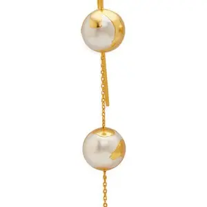 DHWANI BANSAL Selene Baroque Pearl Drop Earrings