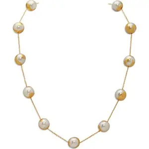 DHWANI BANSAL Selene Baroque Pearl Necklace - Gold Plated