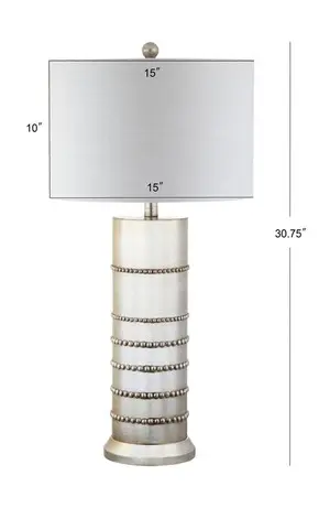 JONATHAN Y Evelyn 31" Resin Led Table Lamp