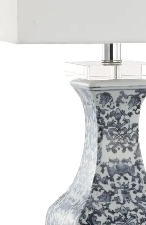 JONATHAN Y May 28" Ceramic/crystal Led Table Lamp
