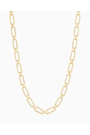 Emporio Armani Gold-tone Chain Necklace - Red