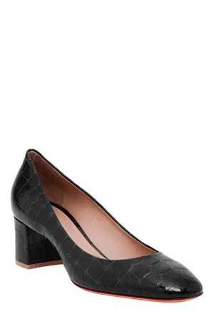 Santoni Low-heel Pump - Black