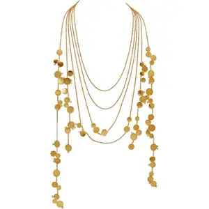 DHWANI BANSAL Aire Layered Pearl Necklace - Gold Plated