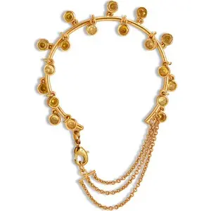 DHWANI BANSAL Kandi Mini Chain Bracelet - Gold Plated