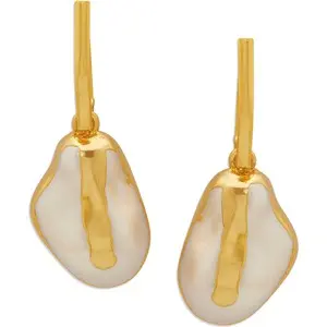DHWANI BANSAL Kora Baroque Pearl Drop Earrings